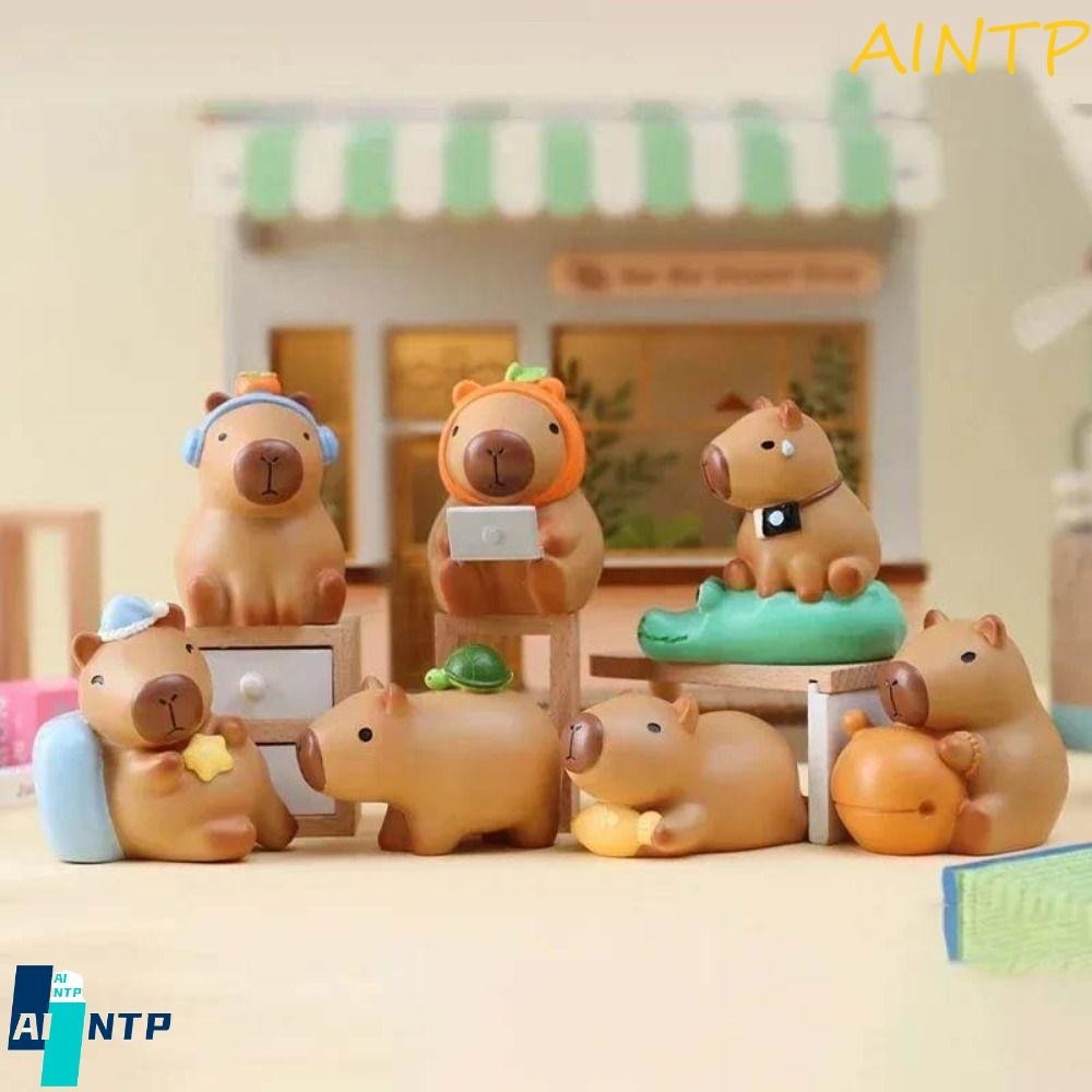 AINTP Capybara Figure Blind Box, Animals Capibara Simulation Simulation ...