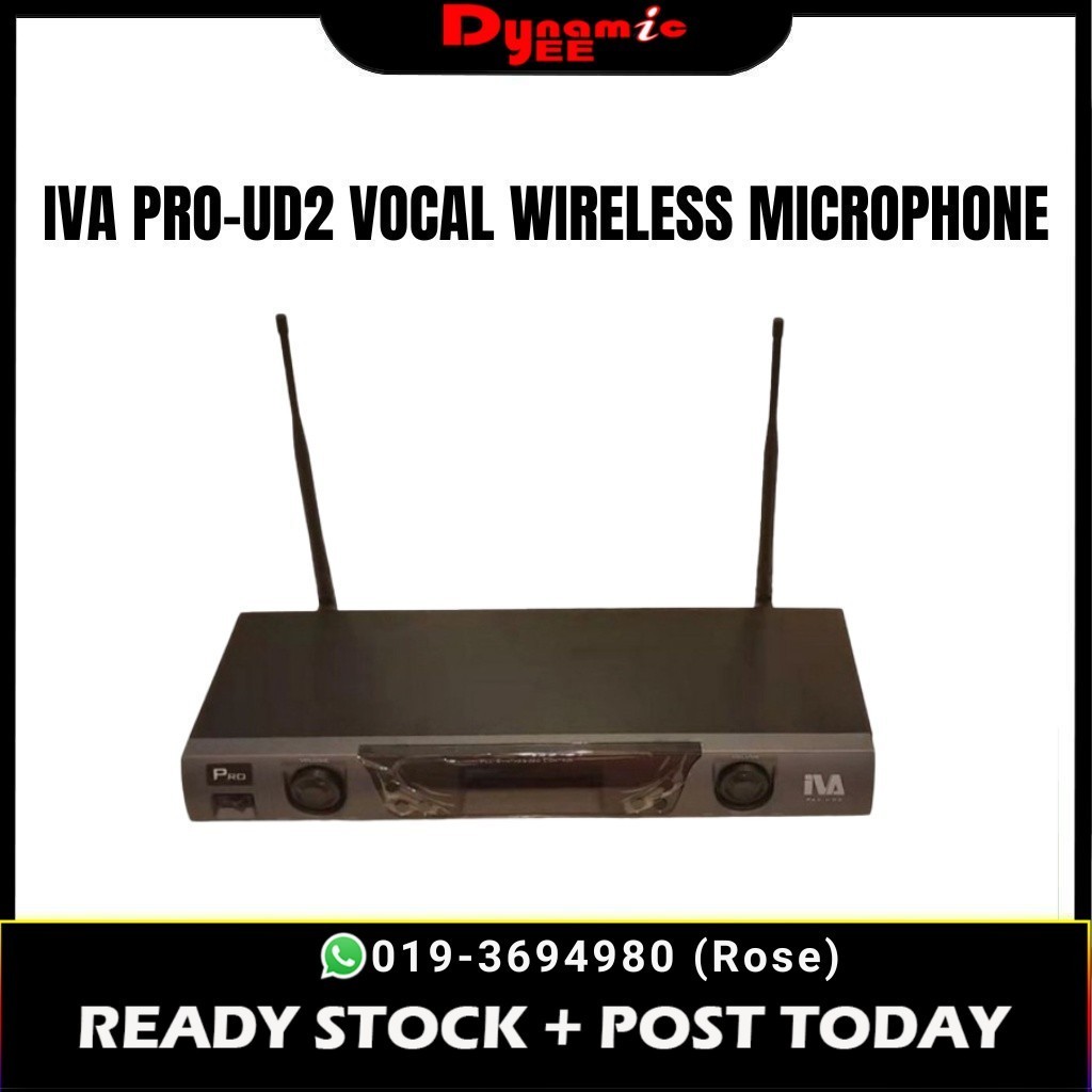 IVA PRO-UD2 VOCAL WIRELESS MICROPHONE MP101 | Shopee Malaysia