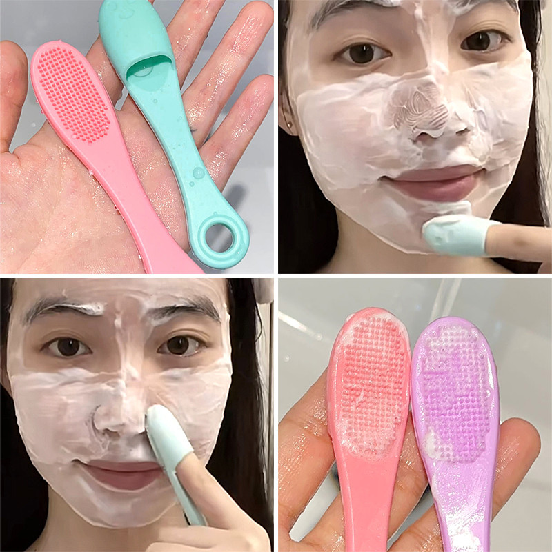 Mini Portable Finger Nasal Brushes Flexible Nasal Brush Soft Cleaning ...
