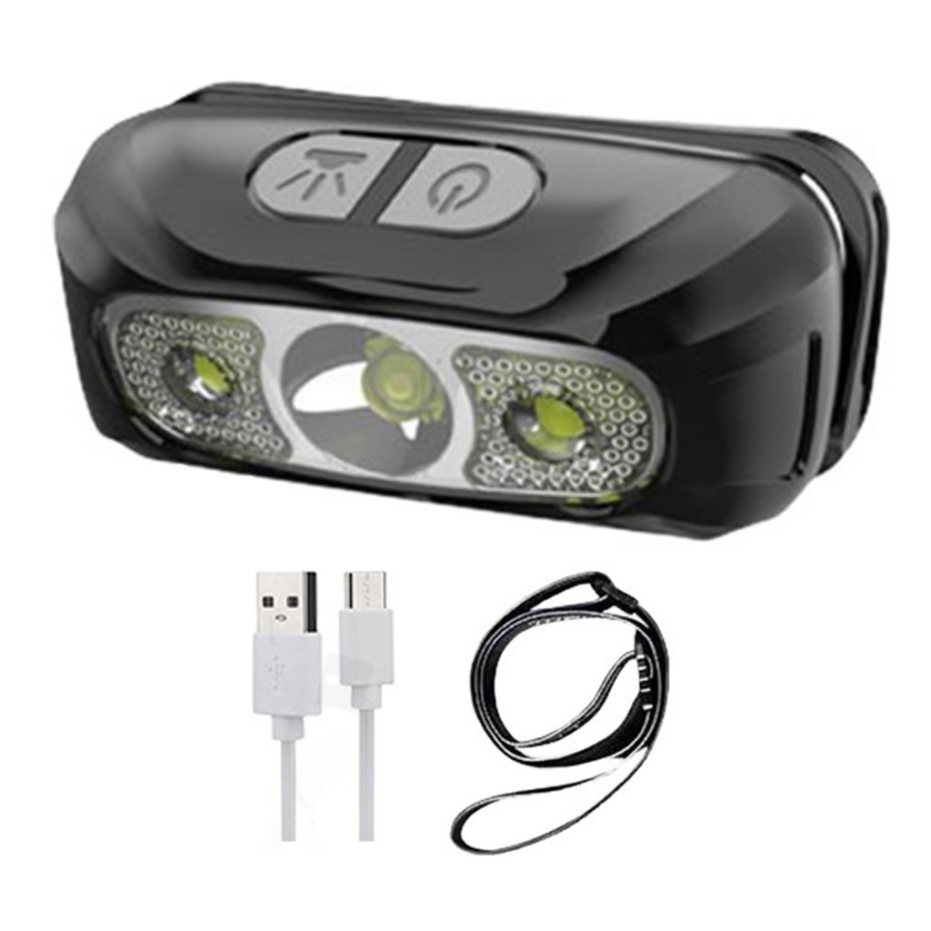 Headband Headlamp Ultra Bright Rechargeable Outdoor Headlamp with ...