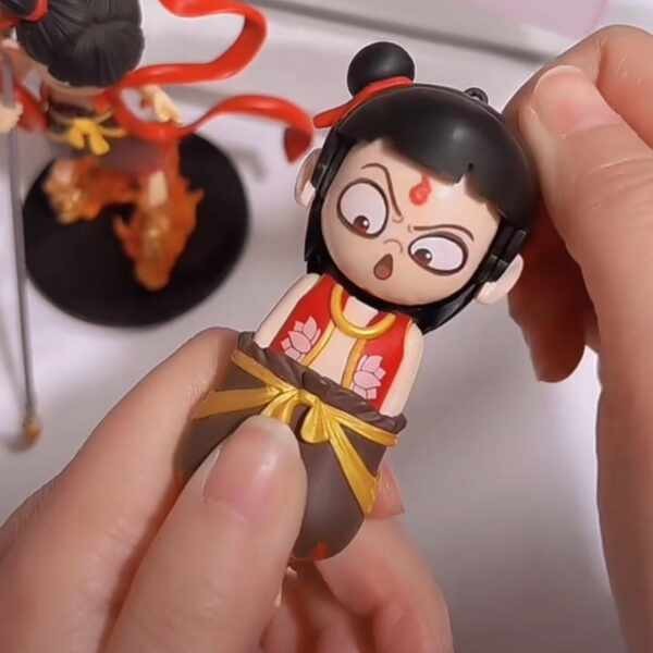 nezha figure nezha popmart Mainan berubah wajah Nezha, budak sihir ...