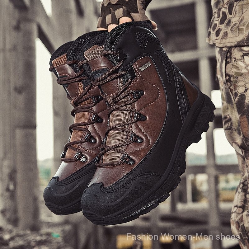 Ready Stock Men's Tactical Boots Special Forces Military Boots Waterproof Duty Boots 33JM ...
