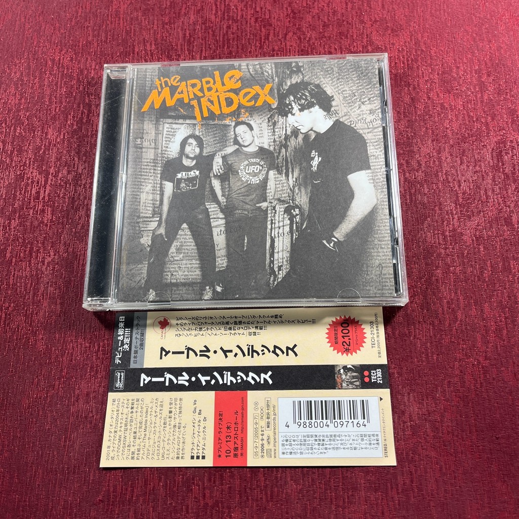 (Japan Edition ) K1597 The Marble Index 同名专辑 摇滚 限时 | Shopee Malaysia