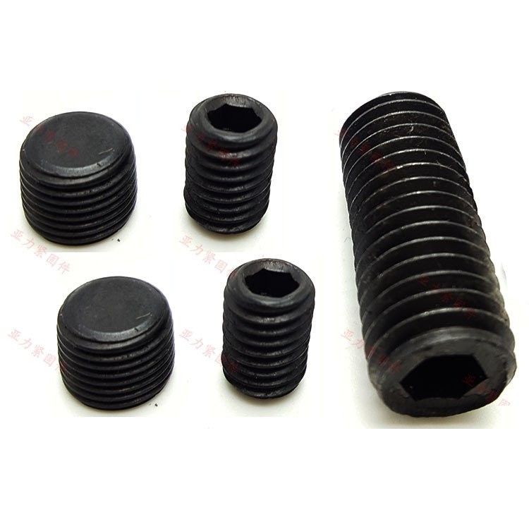 Skru Set Hujung Rata Soket Hex M4 M5 M6 CM8 M10 Skru Tanpa Kepala ...