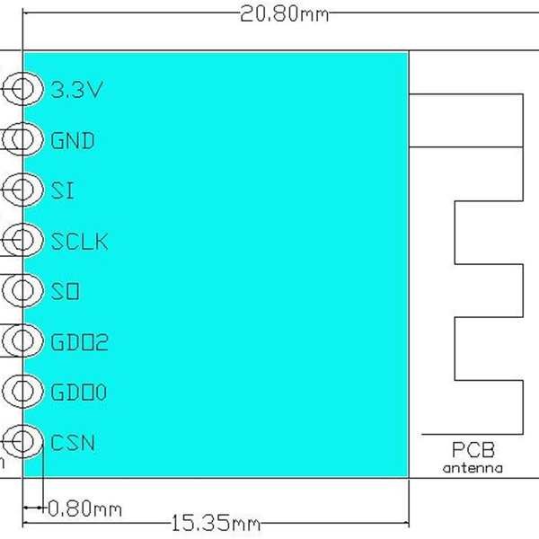 Xinwei Technology TI Chip cc2500 Active RFID No F-Line Transmitter ...