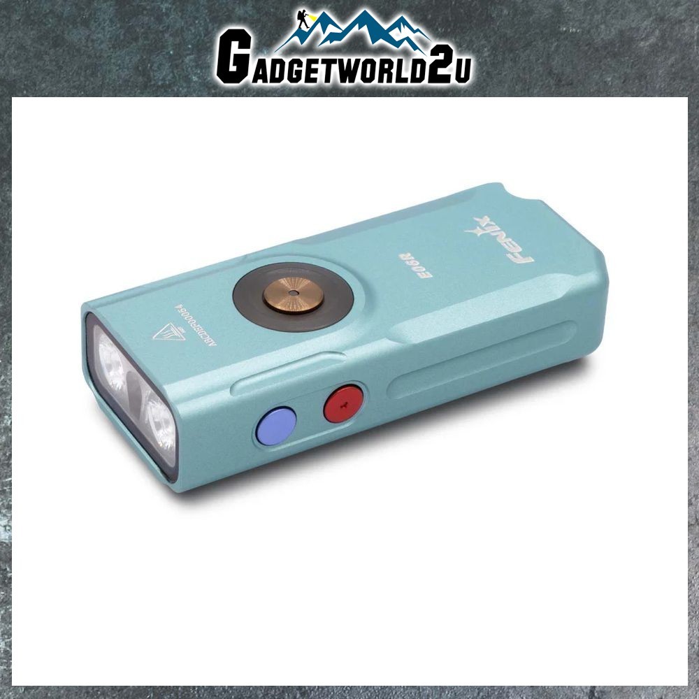 Fenix E06R 700L 3-in-1 Keychain Flashlight With UV Light & Red Laser ...