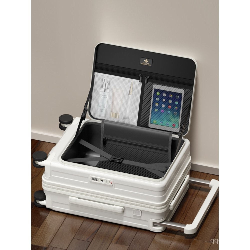 Travel 2025 New Style Side Open Lid Suitcase Large Capacity Trolley ...