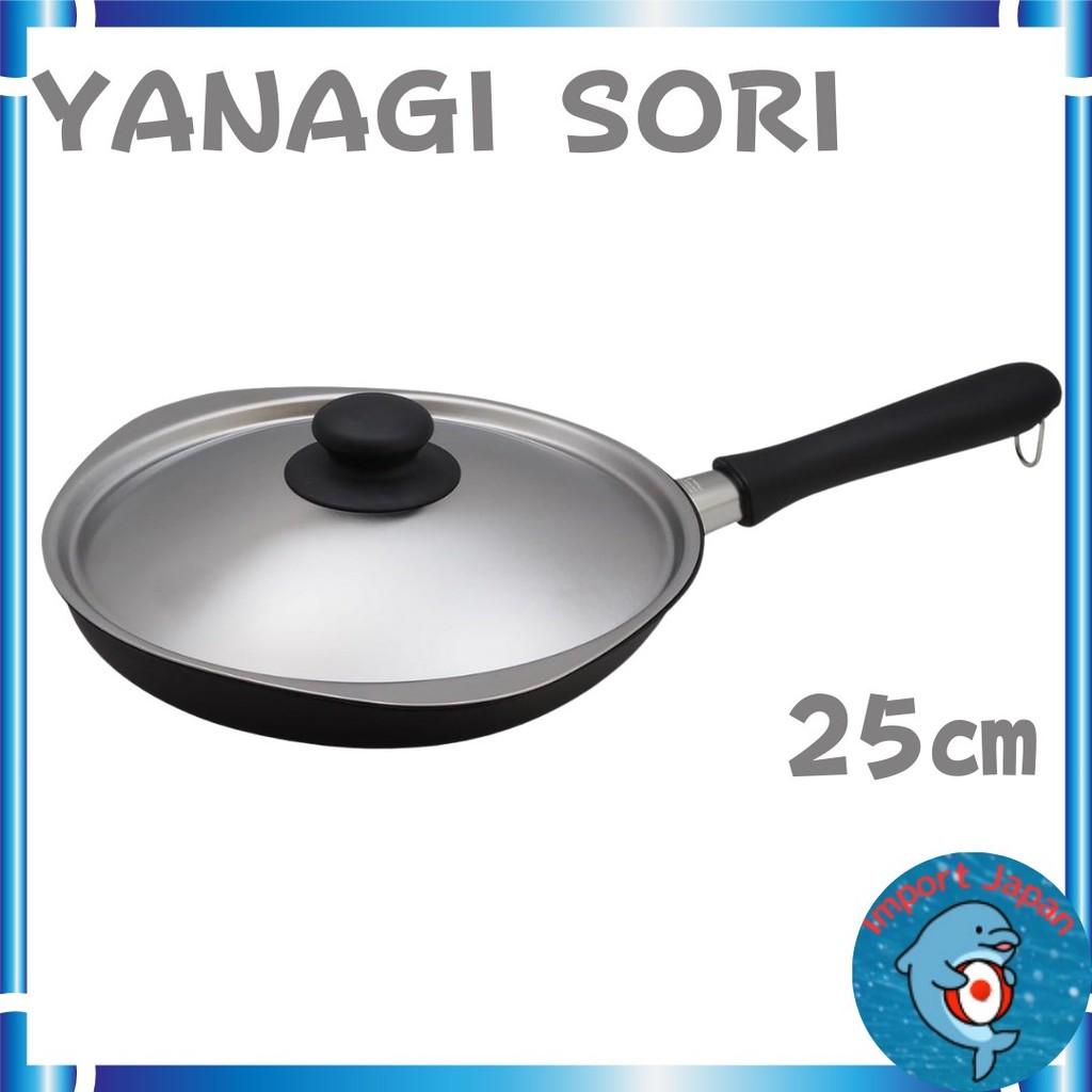Yanagi Sori Non-stick magma plate iron frying pan with uneven iron ...