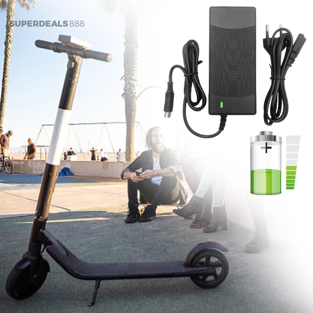 42V 2A Balance Wheel Charger Electric Bike Universal Lithium Battery ...
