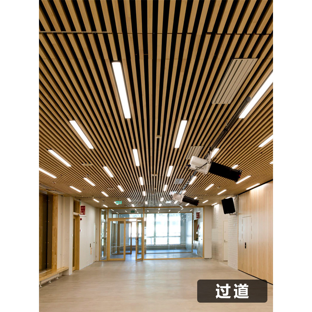 Siling gantung persegi aluminium, aloi aluminium, persegi besi, alur u ...