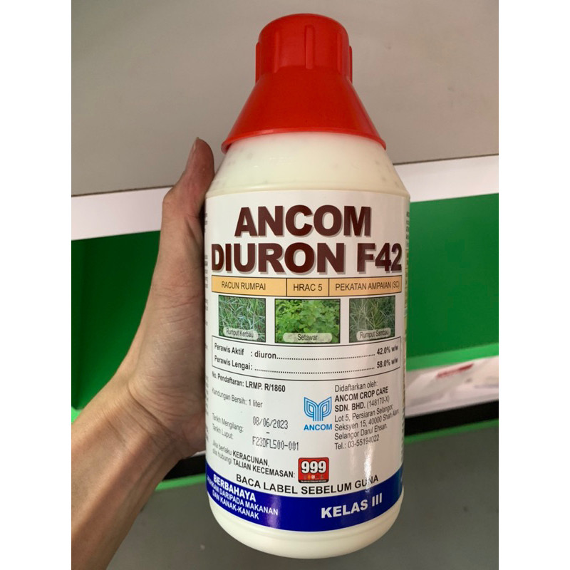 [ORIGINAL] 1L ANCOM DIURON F42 Racun Rumput Sambau Rumput Degil /Sambau ...