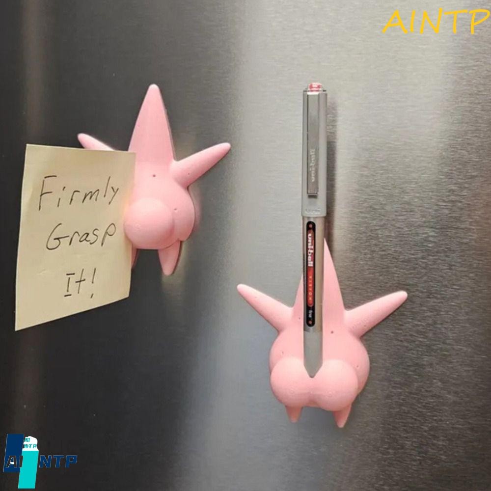 AINTP SpongeBob Fridge Magnet, Pen Holder Notes Clip Refrigerator ...