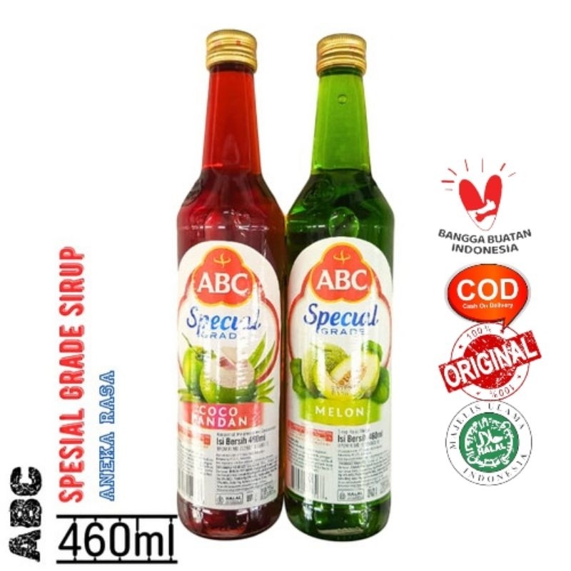 Sirup Abc Special Grade Rasa Pandan/Melon Kemasan 460ml | Shopee Malaysia