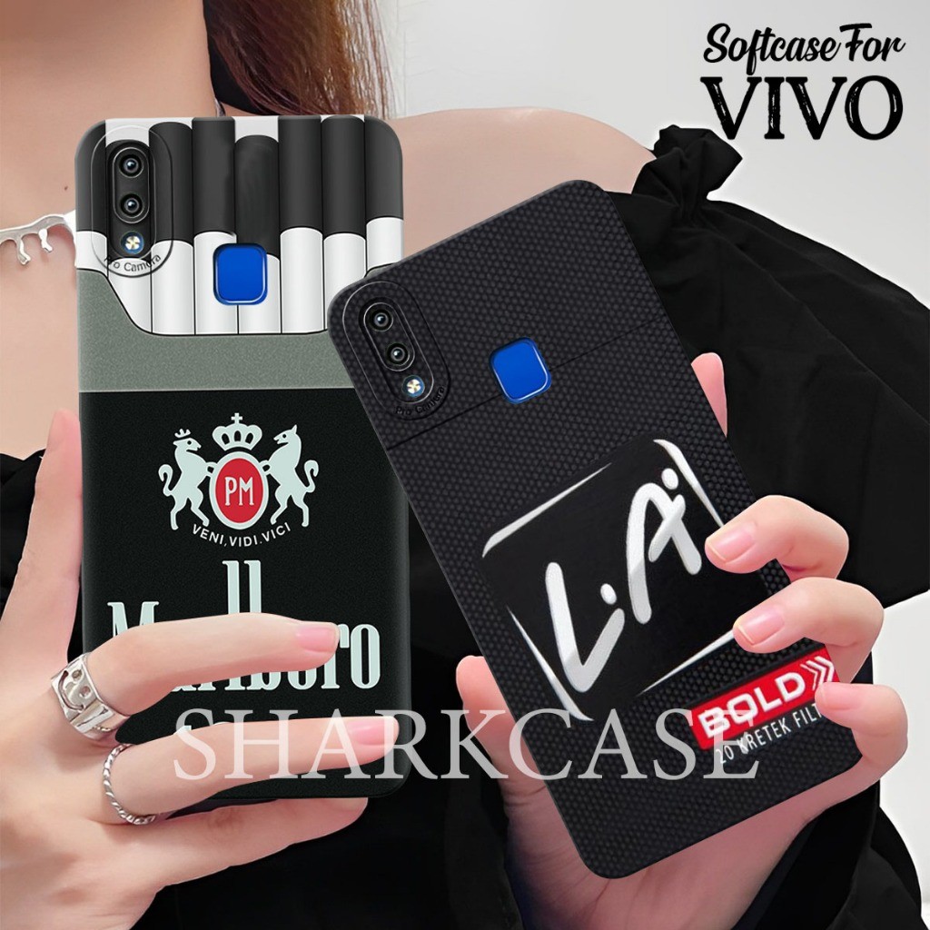 HP [SHARK CASE] Softcase Vivo V9 / V5 Plus / V7 Plus / Z1 Pro / V15 ...