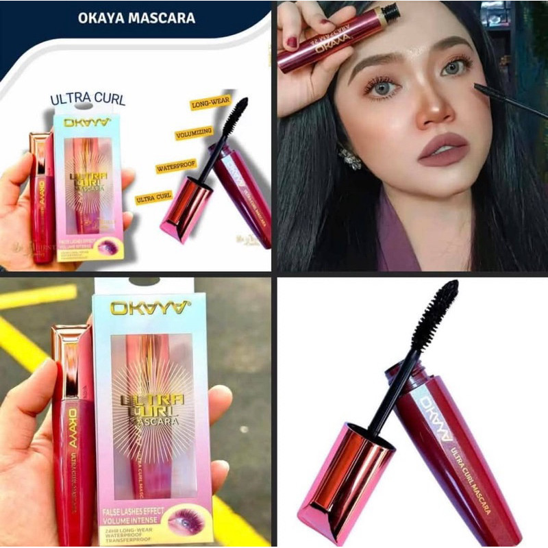 OKAYA NEW ULTRA CURL WATERPROOF MASCARA - 100% ORIGINAL | Shopee Malaysia
