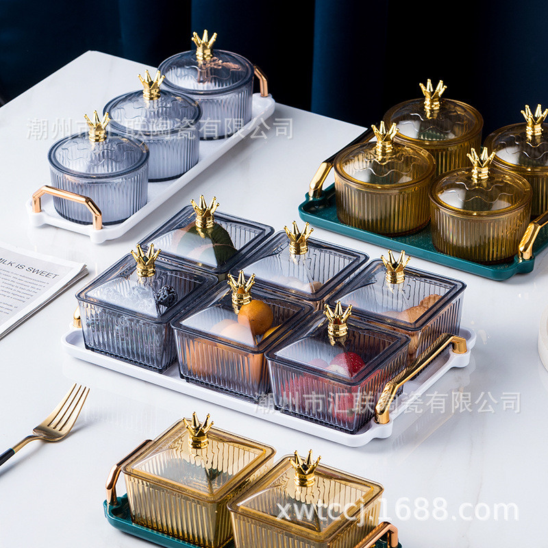 balang kuih raya eksklusif bekas kuih raya kedap udara kotak kuih talam Cross-border Light ...