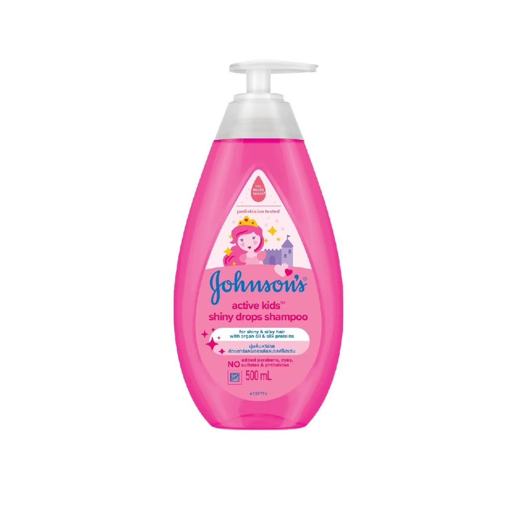 Johnson's Baby Active Kids Shiny Drops Shampoo (200ml/500ml) | Shopee ...