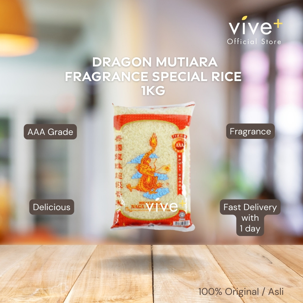 DRAGON MUTIARA NAGA AAA Super Fragrance Rice | Beras Wangi Istimewa ...