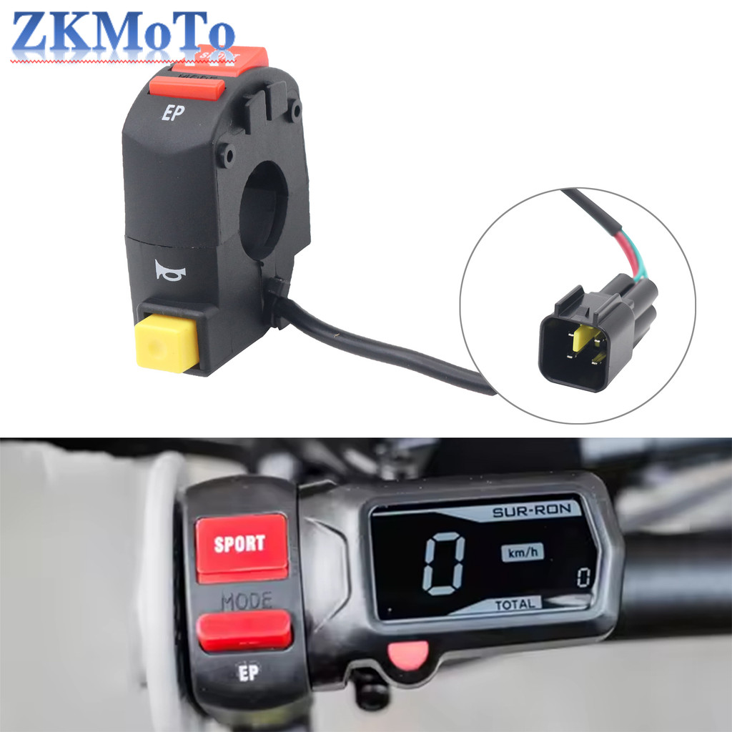 Electric Motorcycle SPORT/EP Headlight Horn Switch For Sur-Ron SurRon ...
