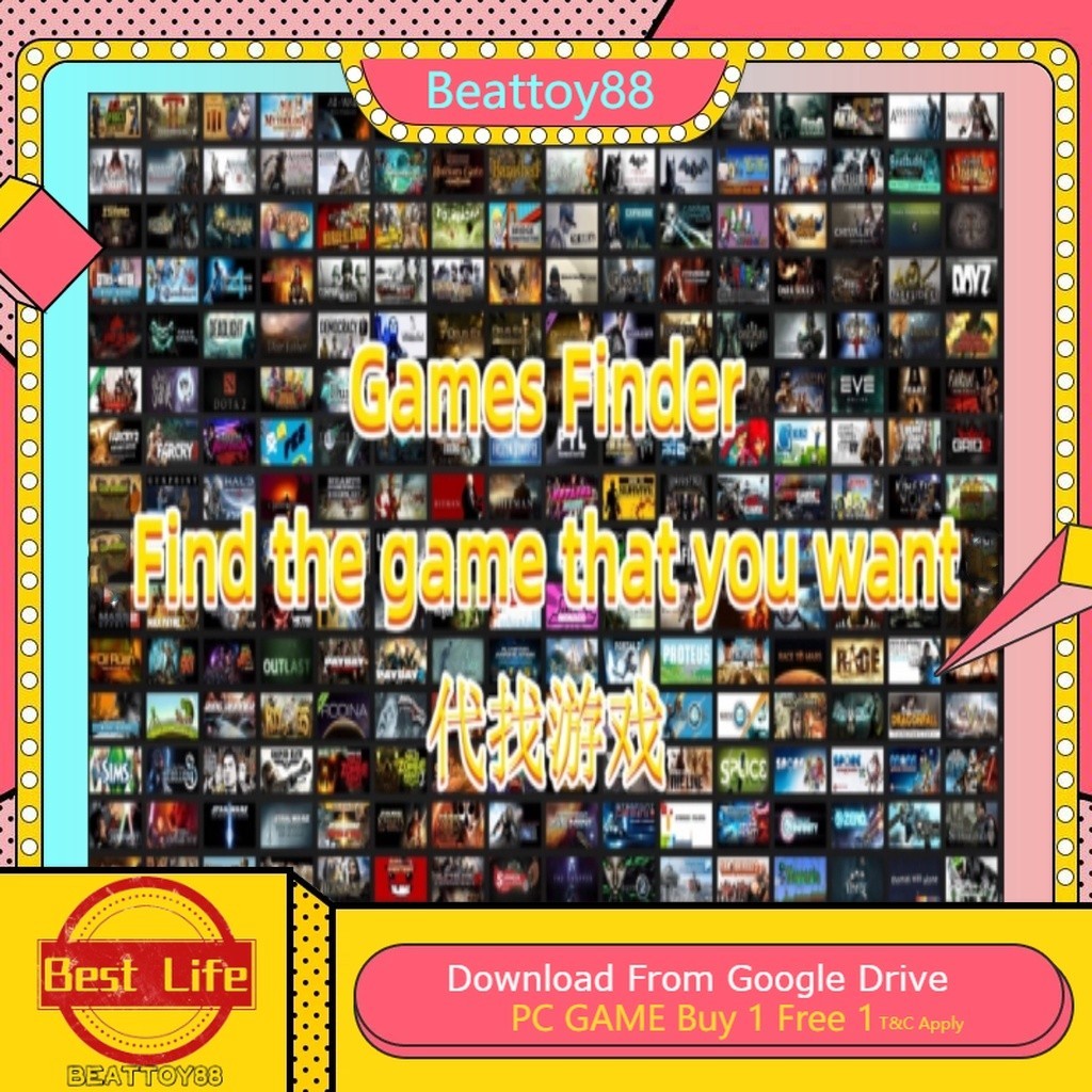 Find Game Service代找游戏 Game Finder PC game 电脑游戏 | Shopee Malaysia