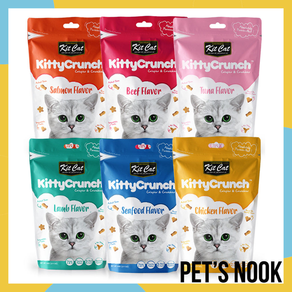 Kit Cat Kitty Crunch - Cat treats 60g | Shopee Malaysia