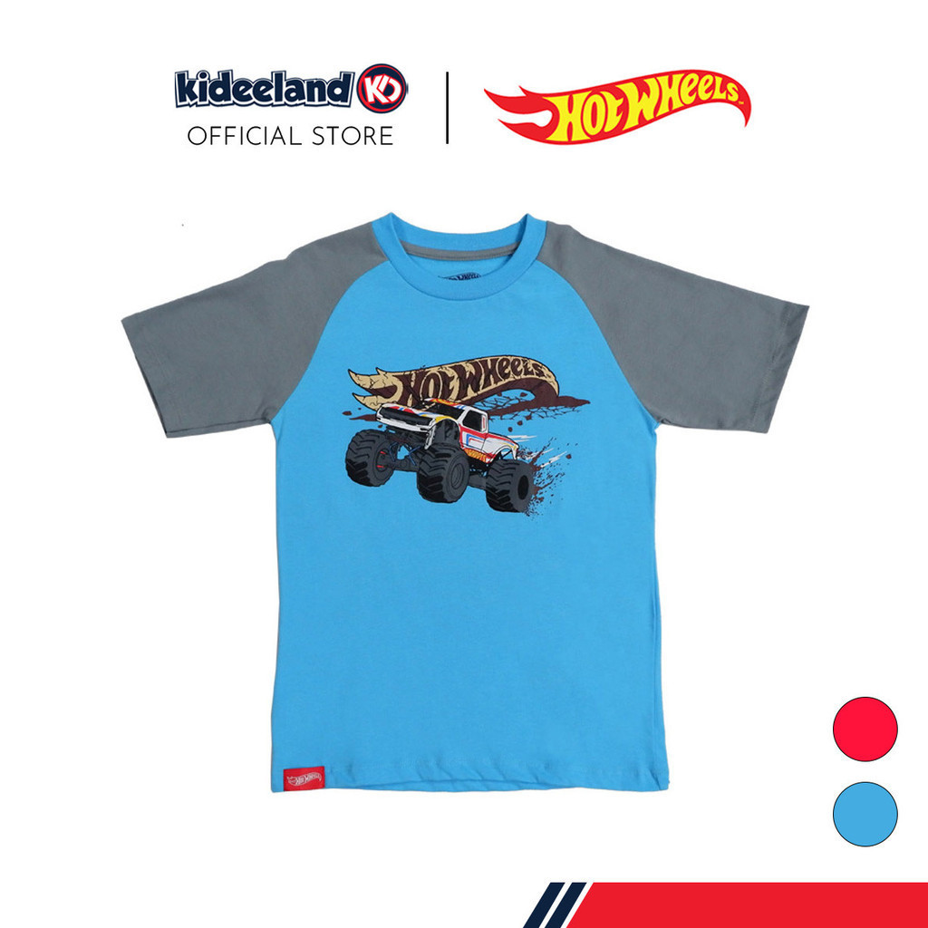 Hot Wheels Round Neck T-Shirt (AHW1023) - Kideeland | Shopee Malaysia