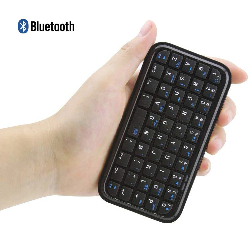 Bluetooth 3.0 Keyboard Rechargeable Mini Slim Travel Size Wireless ...