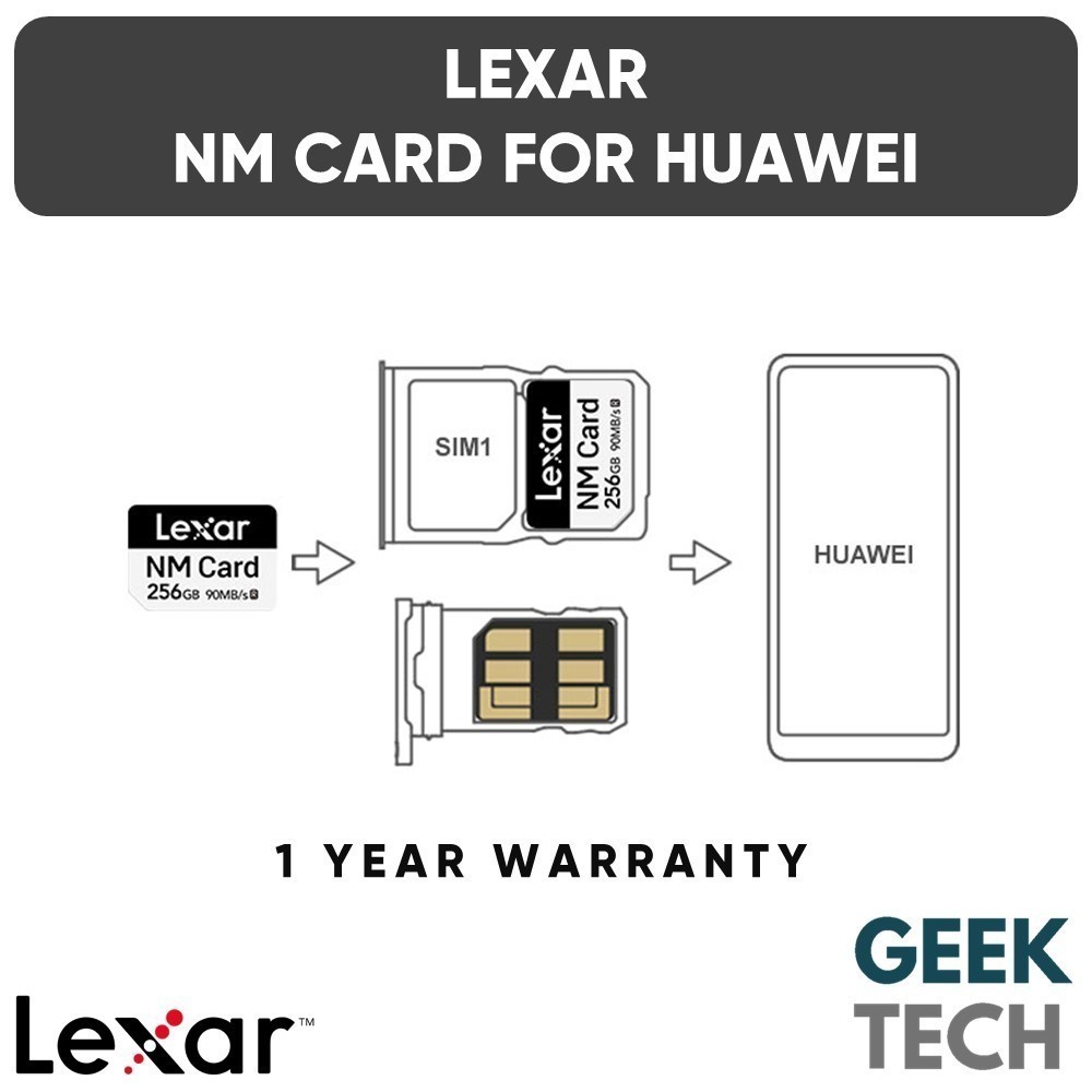 Lexar NM Card nCard Huawei NM Card Nano Memory Card 128GB/256GB For ...