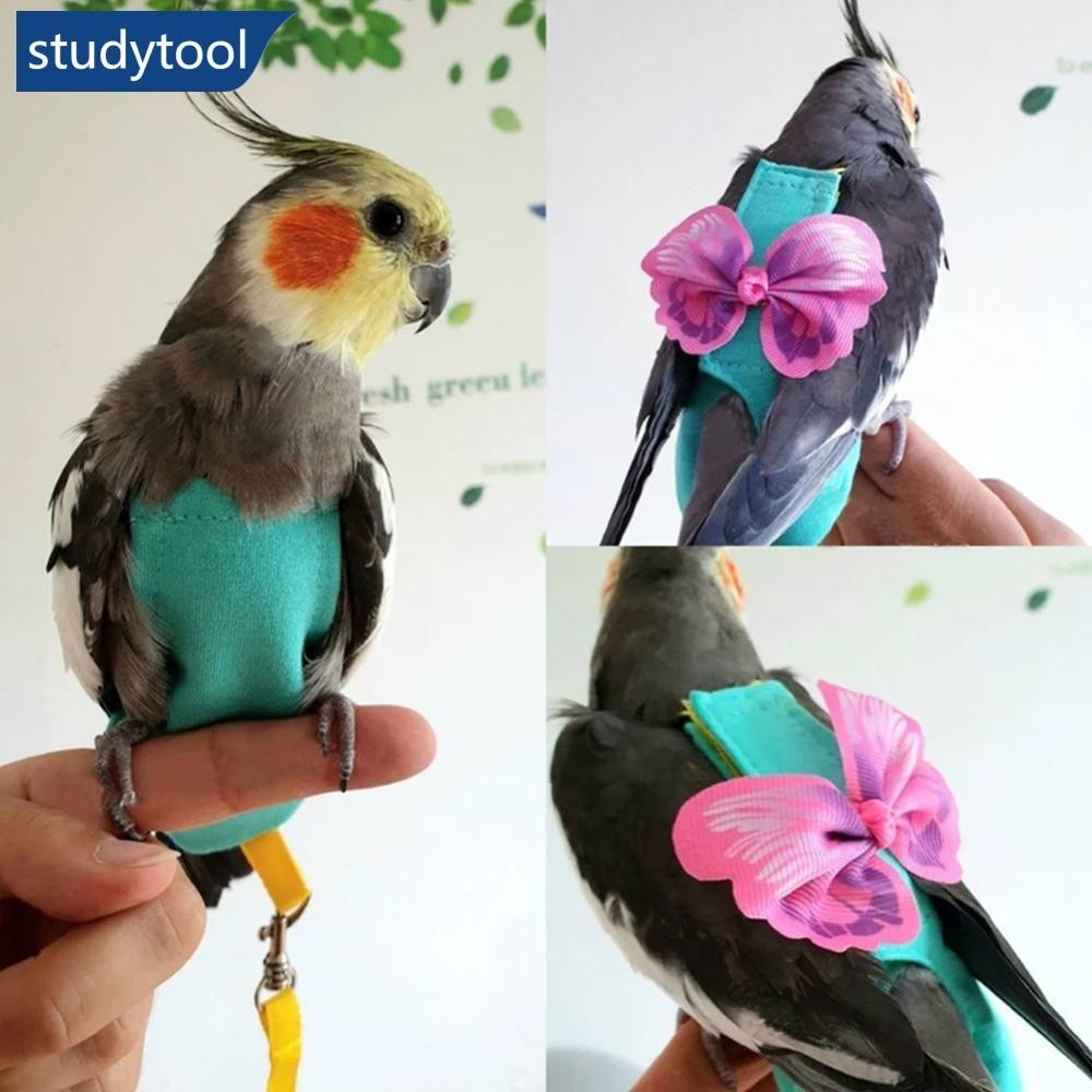STUDYTOOL Cute Butterfly Birds Flight Suit with Bow Tie Parrot Diaper ...