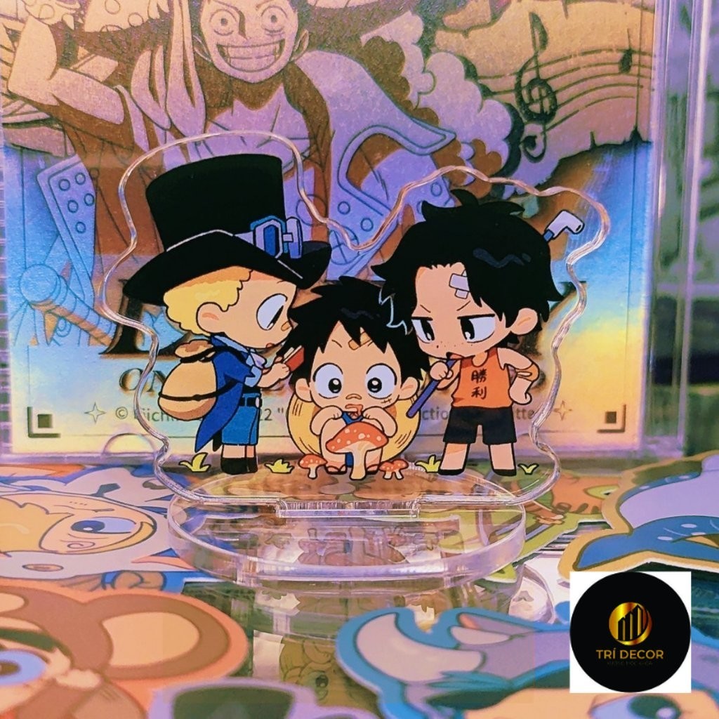 One PIECE ver BABY standee model printed with Pirate Island anime chibi ...