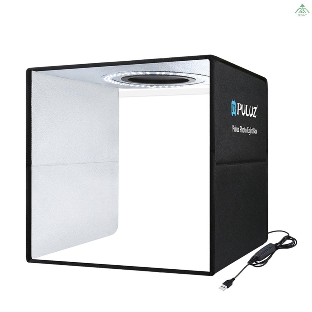 PULUZ Lightbox Mini Photo Studio Light Box with 6 Color Backdrops Photo ...