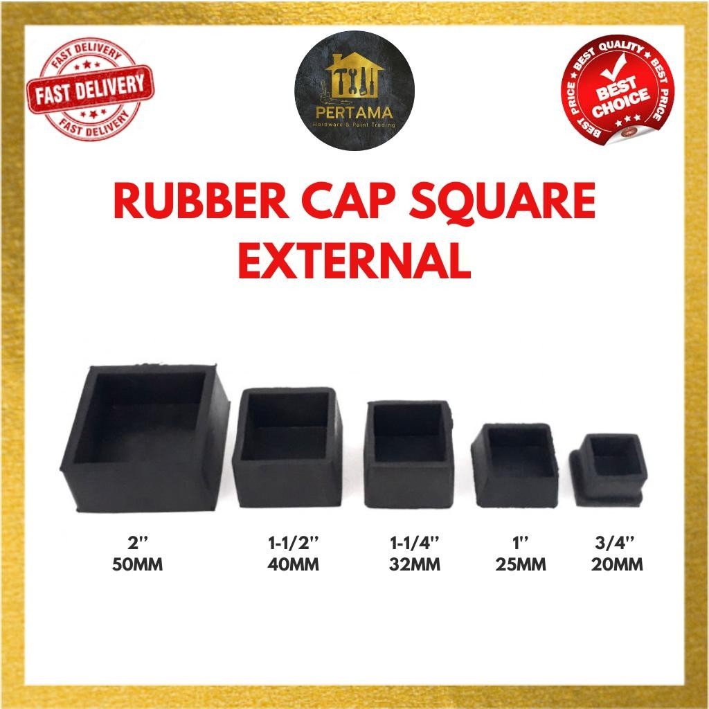 Square & Rectangle External Cap Rubber Cover Getah Empat Segi (LUAR ...