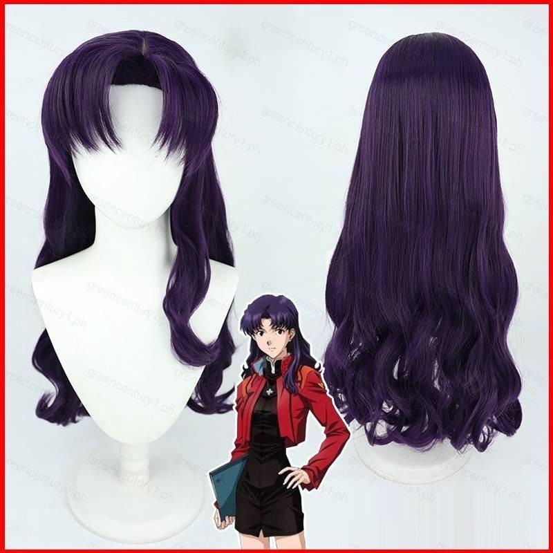 YS NEON GENESIS EVANGELION EVA Katsuragi Misato Cosplay Wig Anime Hair ...