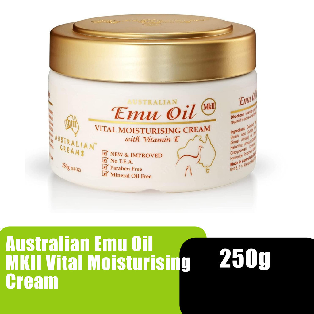 G&M Australian Cream MK Cream II Emu Oil Vital Skin Moisturizer Cream - 250g | Shopee Malaysia