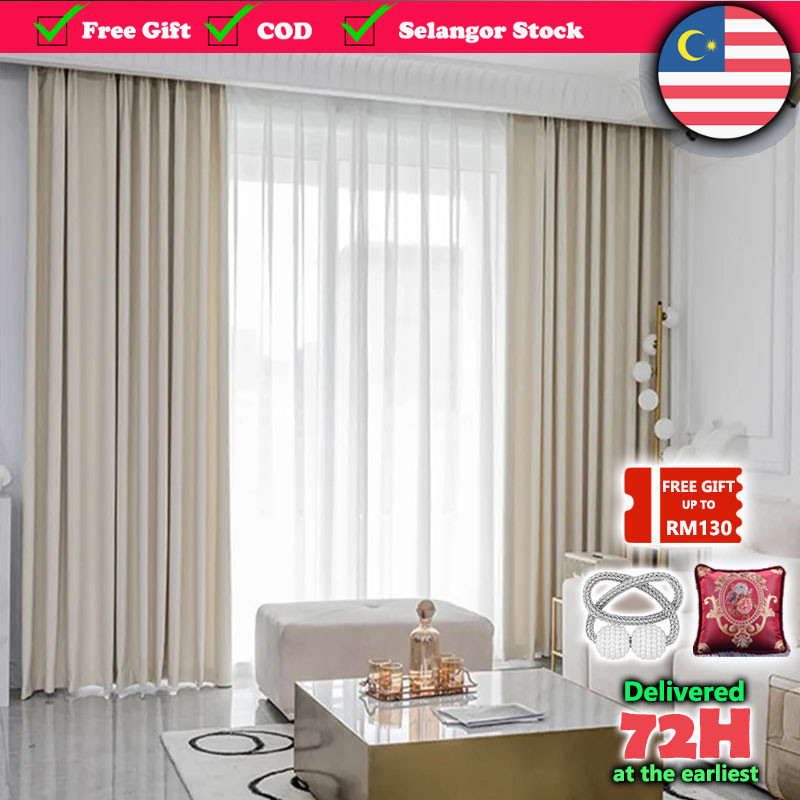 🚀2-Day-Delivery🚀🚀🎊Free Tiebelt🎊 Blackout Curtains for Bedroom Cream ...