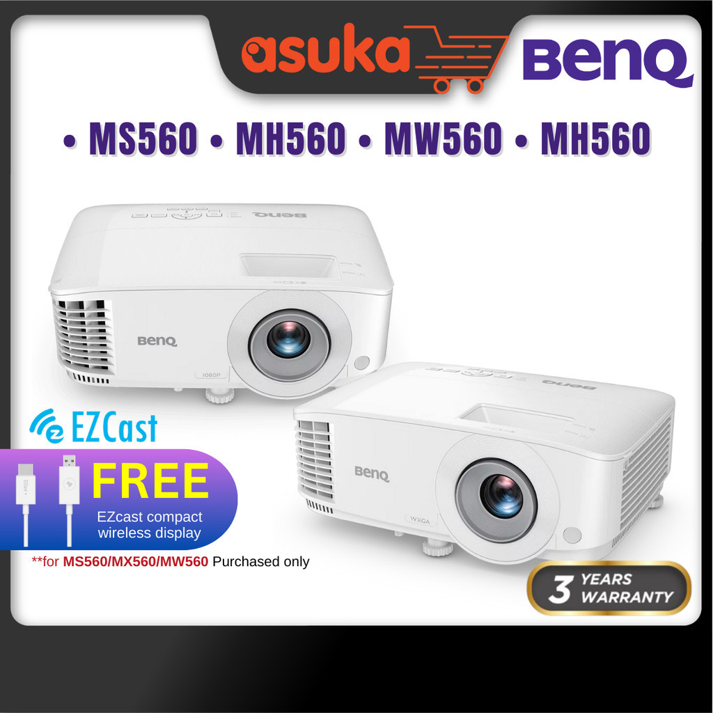 BenQ MS560 SVGA / MX560 XGA / MW560 WXGA / MH560 FHD 1080P Business ...
