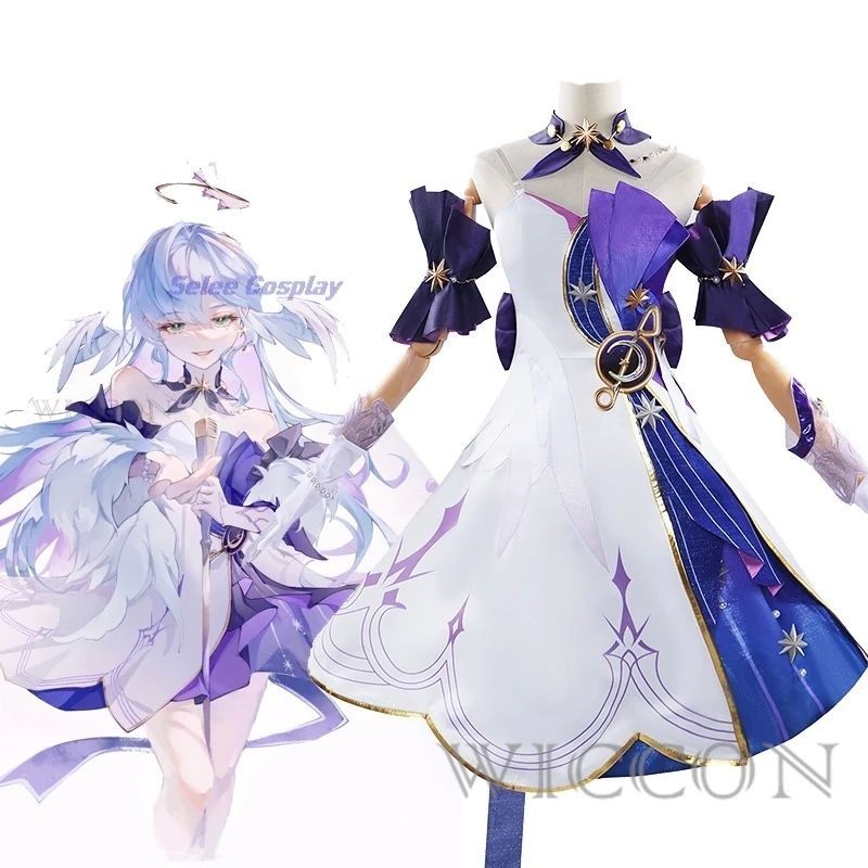 Robin Cosplay Costume Dress Honkai Star Rail Halovian Fancy Uniforms ...