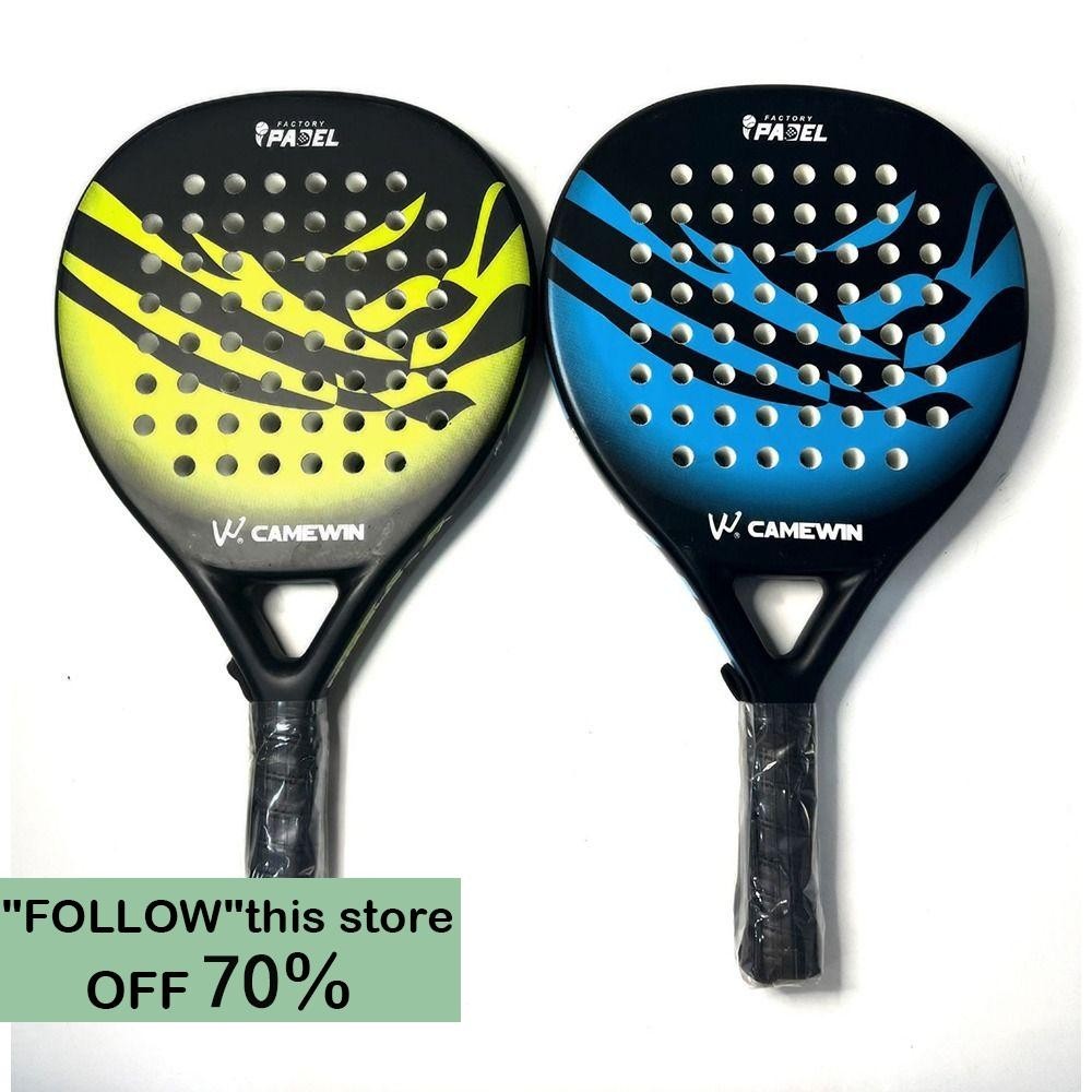 ORORFILL Padel Racket, EVA Memory Paddle Carbon Fiber Tennis Racquet ...