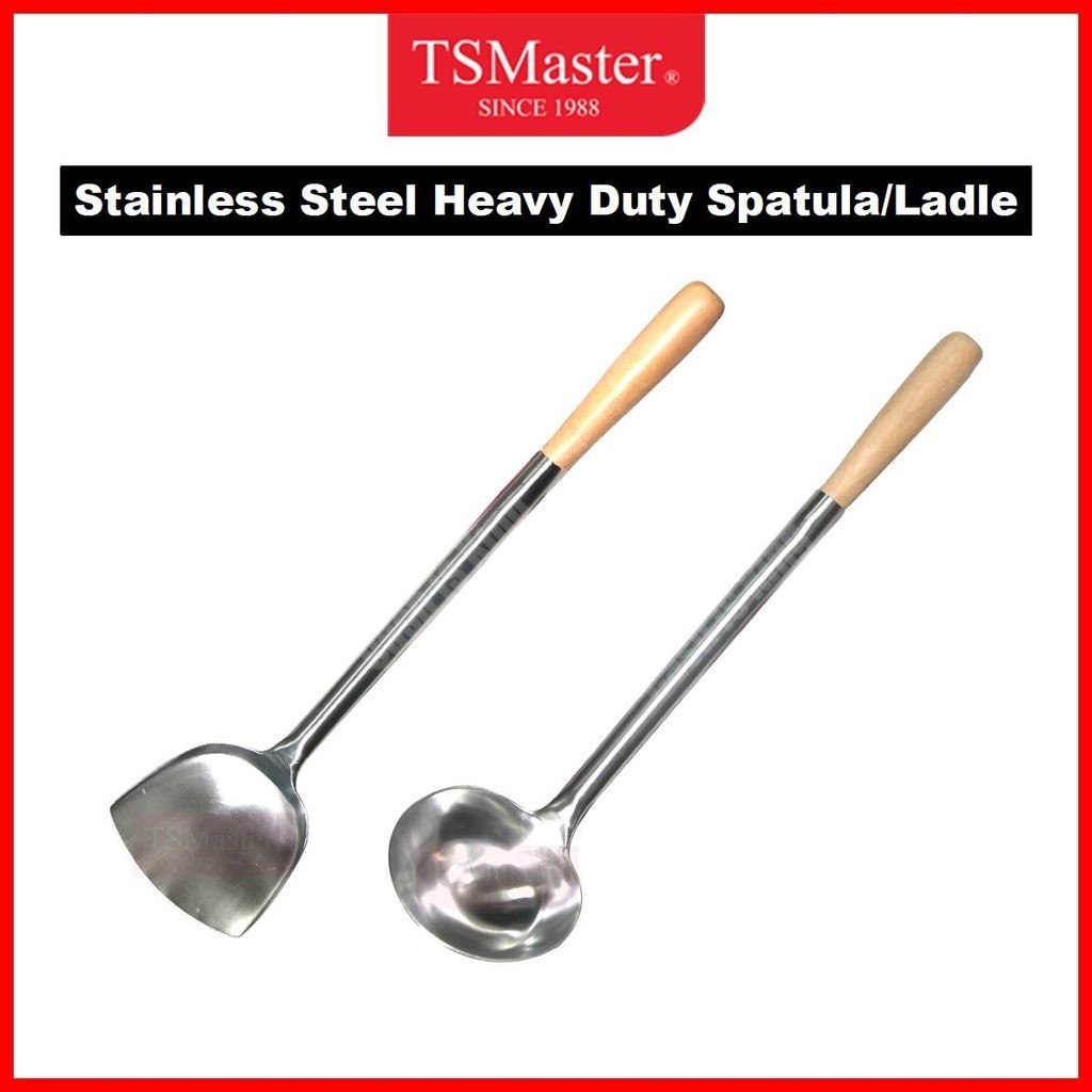 CASH IS KING TSMaster Stainless Steel Heavy Duty Turner & Ladle With ...