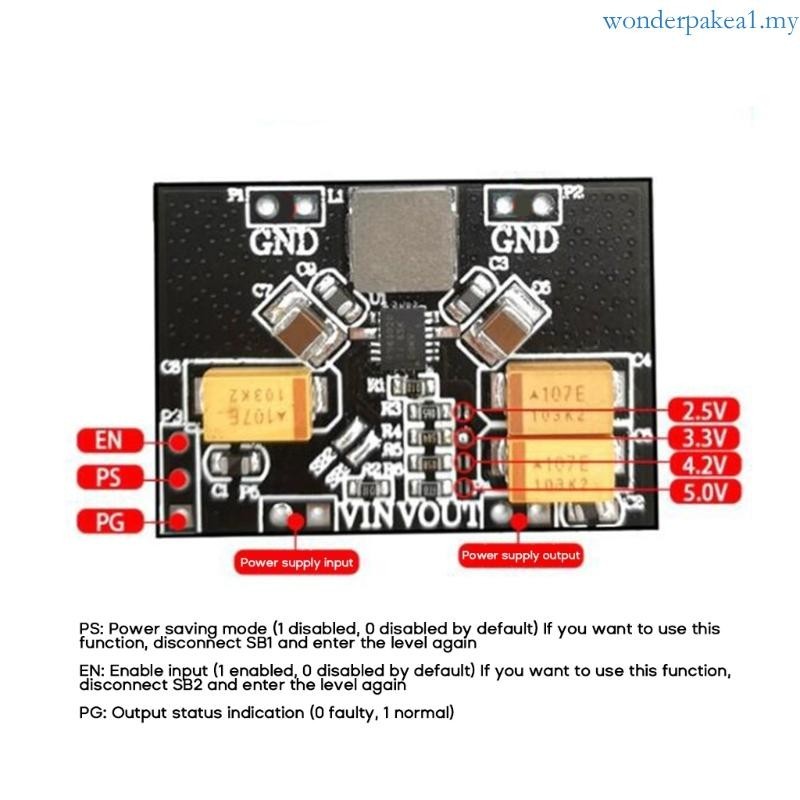 wonderpakea1 Reliable Buck-Boost Power Module TPS63020 Buck-Boost Power ...