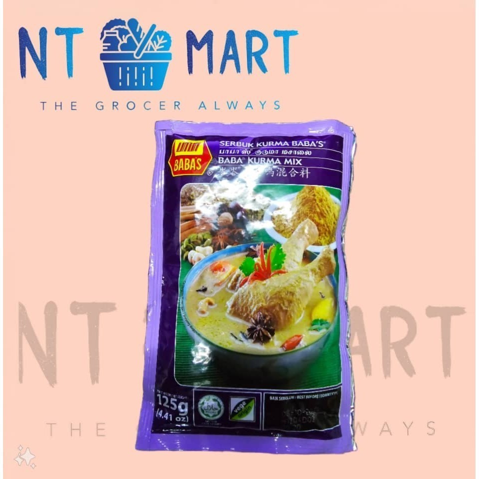 BABA'S SERBUK KARI KURMA / KURMA MIX 125G | Shopee Malaysia