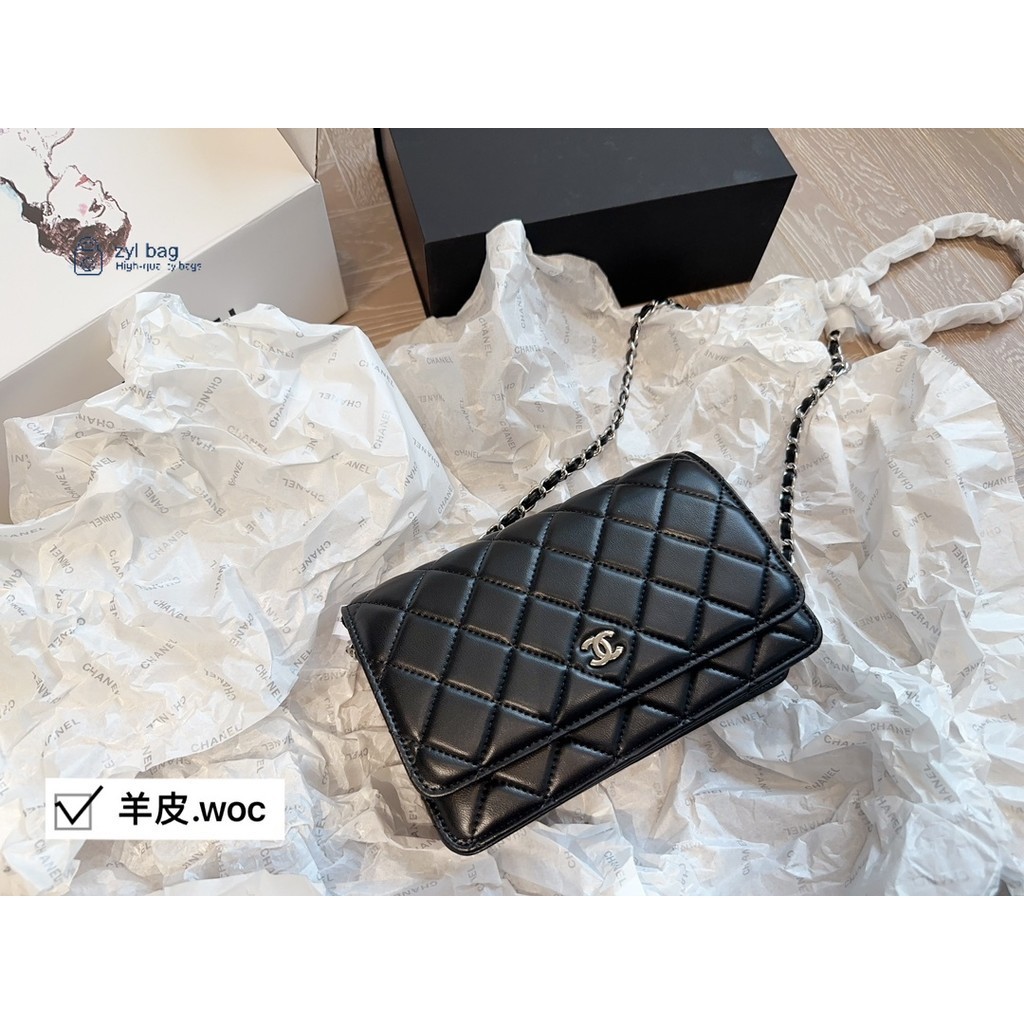 C-woc Women's shoulder messenger chain bag （with box） | Shopee Malaysia