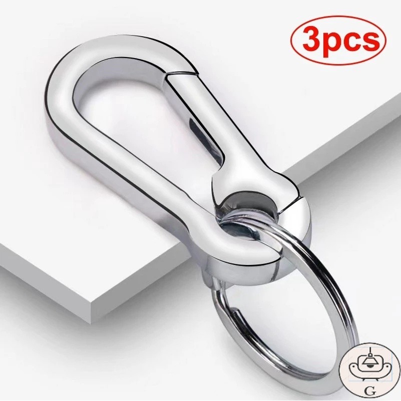 GS Pumpkin Buckle Keychain Climbing Hook Car Key Ring /Simple Strong ...