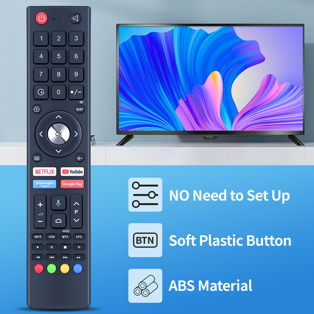 CHANGHONG Replace Remote Control for Smart TV Android TV Spare Parts ...