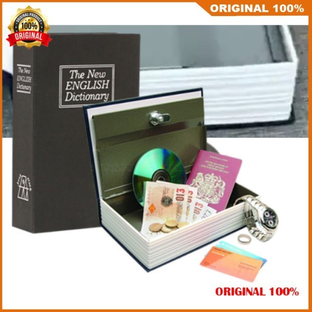 Geldox Multipurpose Safe Book Box Mini Safe Book Shape 100% ORIGINAL ...