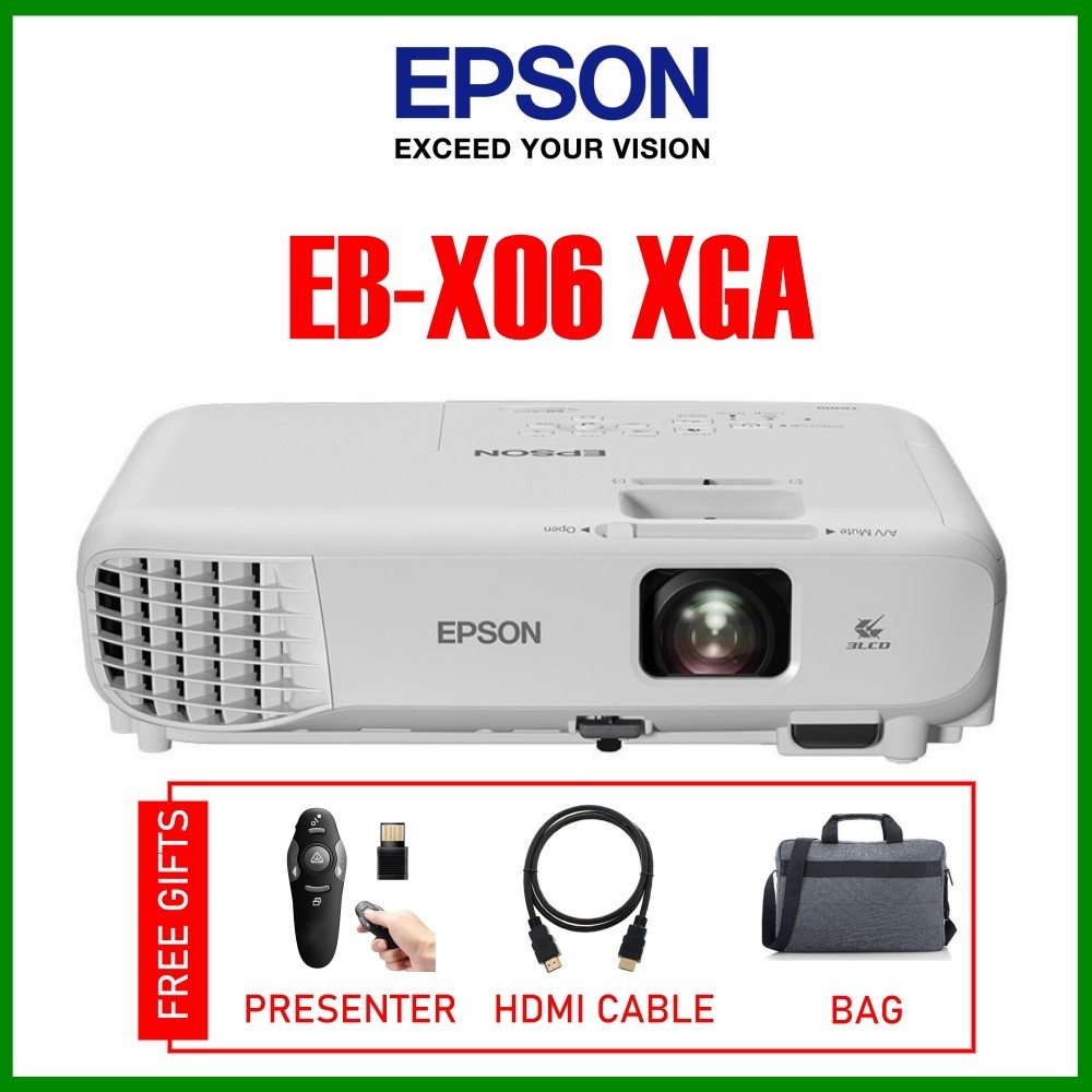 Epson EB-W55 EB-X06 EB-X51 EB-X05 EB12 X5 EB-E24 EB-W06 3LCD Projector. LIKE MODEL X41/M1/MS550 ...