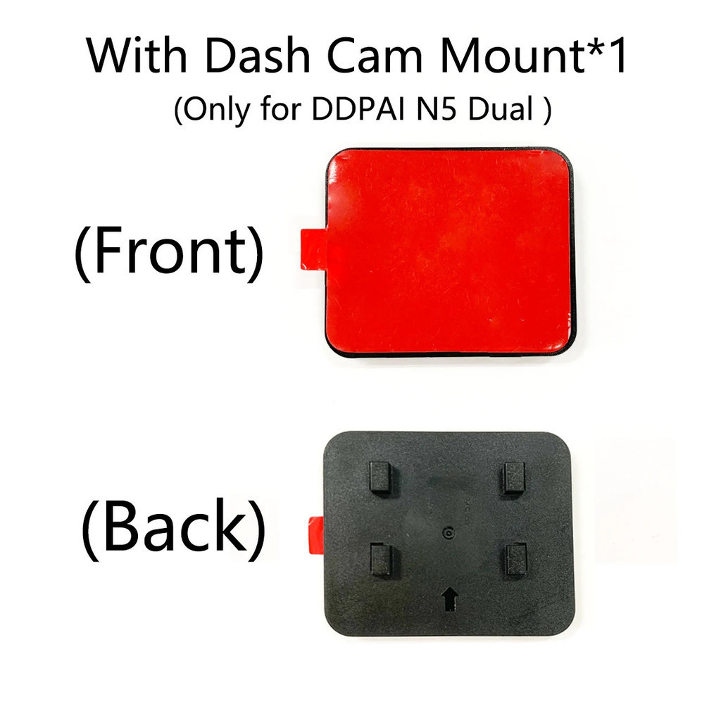 For DDPAI Dash Cam N5 Dual Mount Static Stickers for DDPAI Car DVR N5 ...