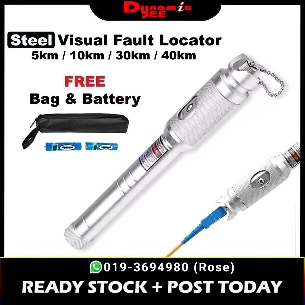 Heavy Duty Steel Visual Fault Locator ( VFL ) B1 Series Fiber Optic Pen ...