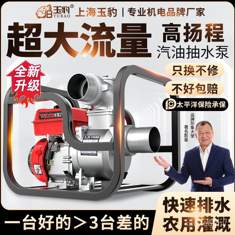 Gasoline Unit Pump Agricultural Irrigation High-Range Electric Starter ...