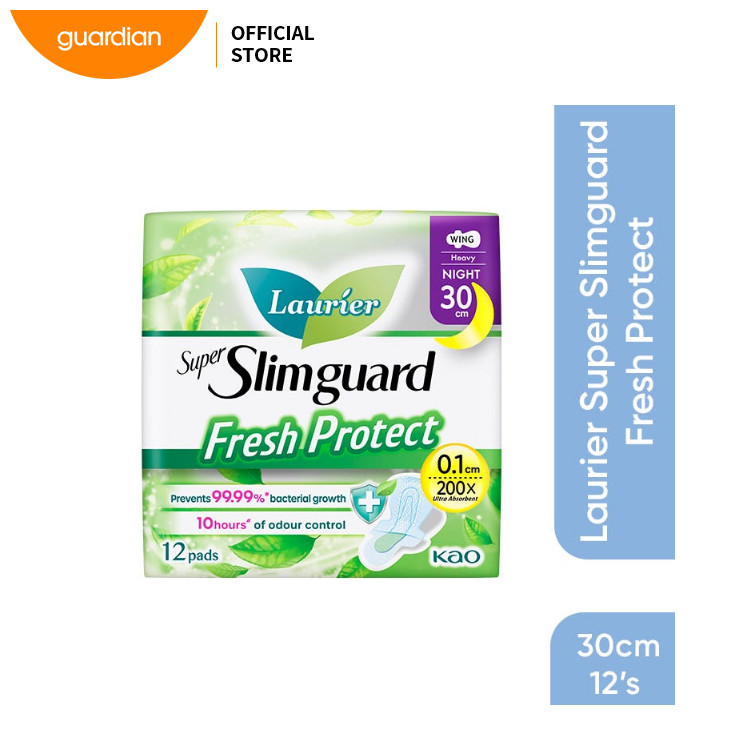 Laurier Super Slim Guard Fresh Protect 30cm 12's | Shopee Malaysia